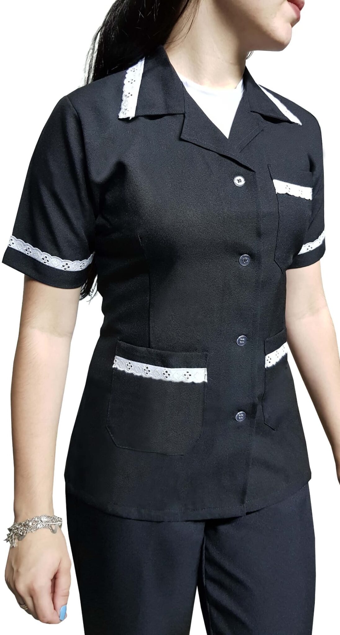 Jaleco de Copeira Inglesa - Melke Uniformes